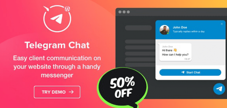 Telegram Chat Plugin for WordPress 1.1.0 | WordPress Liga